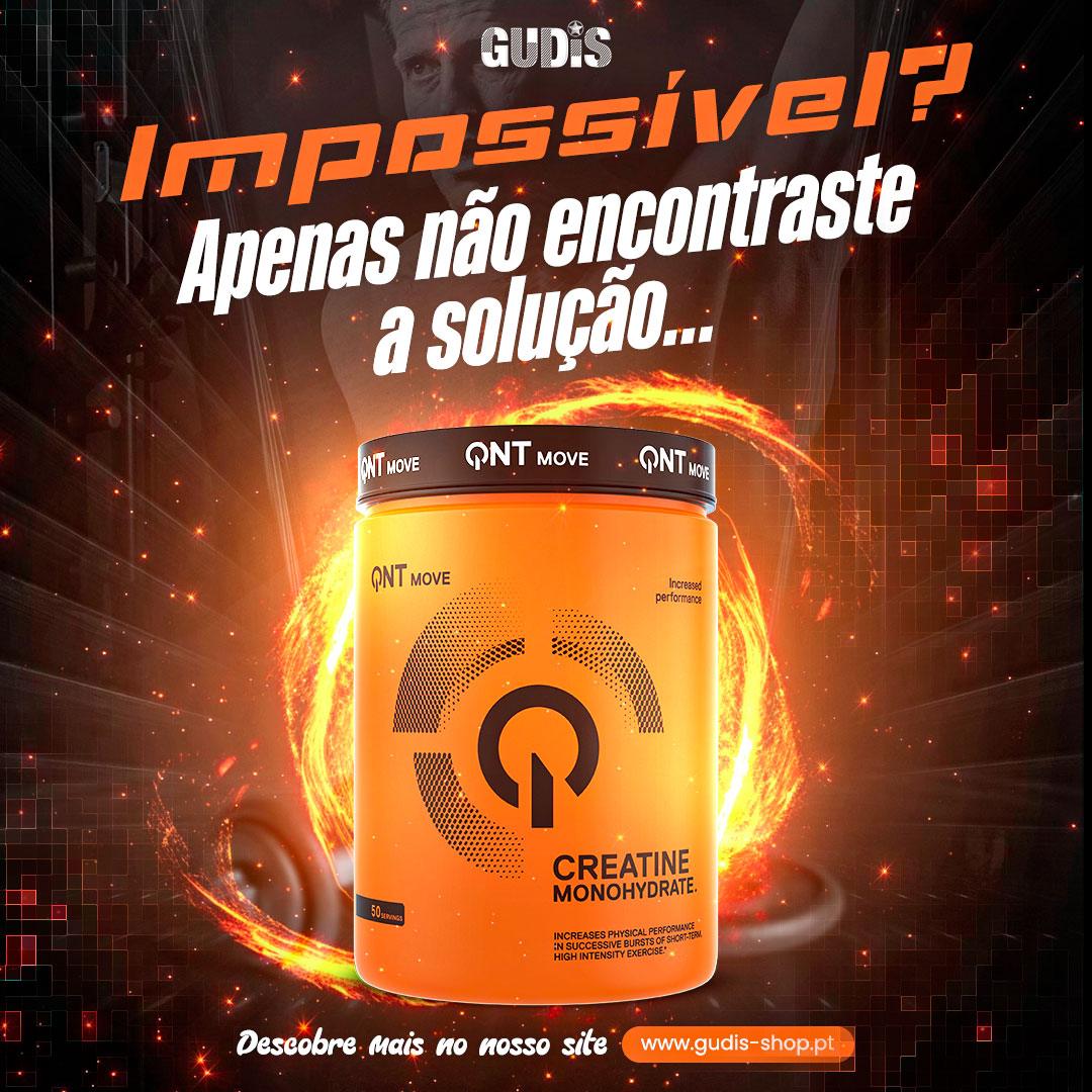 Creatina Monohidratada Neutra 300g | QNT | GUDIS SHOP