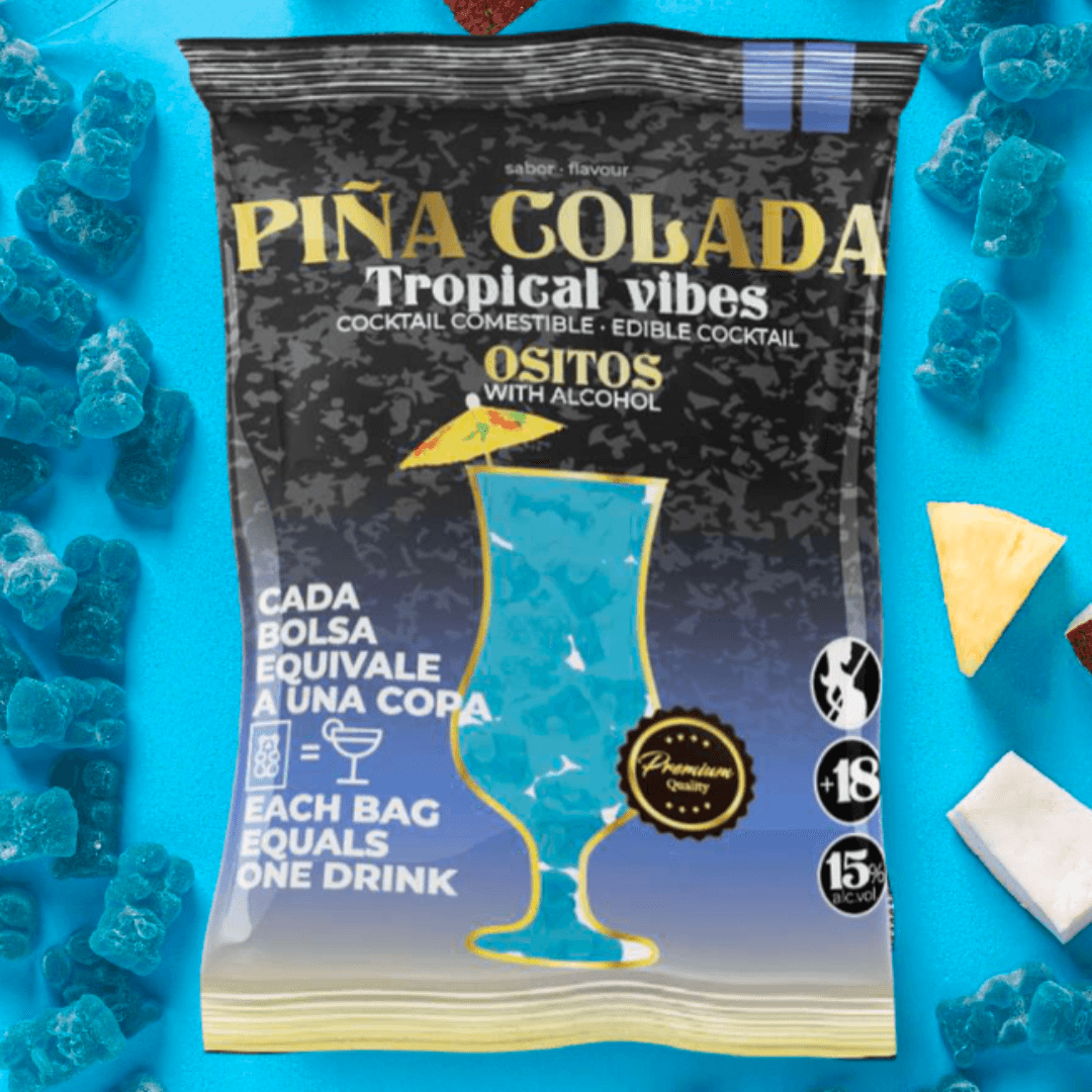 Gomas com Álcool Pinã Colada | Gomas Alcoólicas | GUDIS SHOP